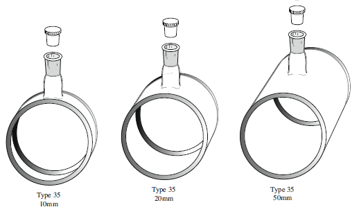 35-Q Cylindrical Quartz Cuvette Wide Aperture - Spectrecology